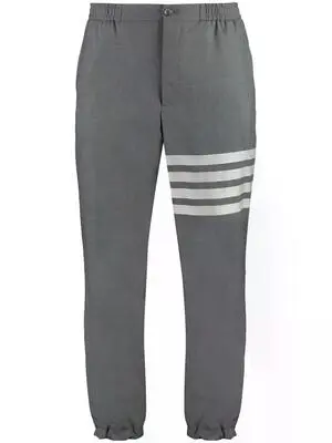 Thom Browne 4-bar Elasticated Trousers - Grey