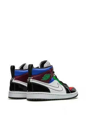 JORDAN Air 1 Mid Se Multicolor Leather Sneakers