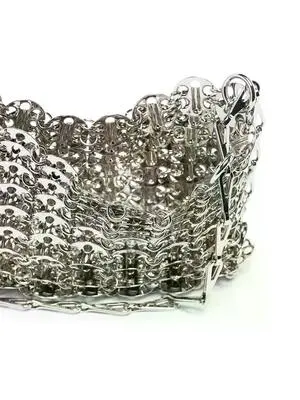 Rabanne Iconic 1969 Nano Shoulder Bag - Silver