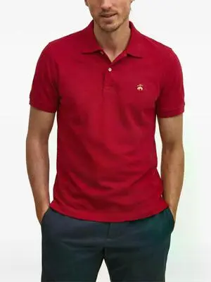 Brooks Brothers Golden Fleece Logo-embroidery Polo Shirt - Red