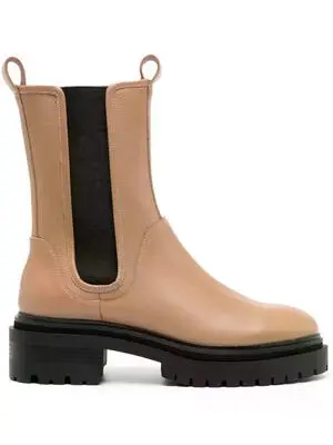 Senso Pandora 55mm Block Heel Boots - Brown
