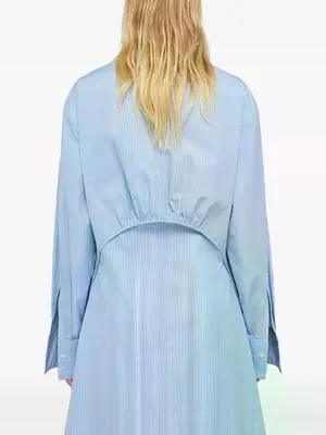 JIL SANDER Plastron Poplin Shirtdress