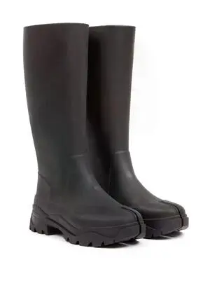 MAISON MARGIELA Tabi Rubber Boots - Black