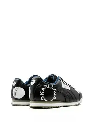 PUMA X Karl Lagerfeld Roma Polka Dot Leather Sneakers