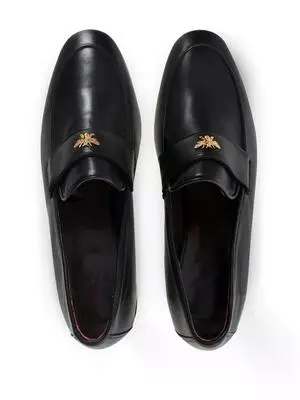 BOUGEOTTE Logo Plaque Loafers