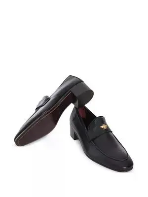 BOUGEOTTE Logo Plaque Loafers