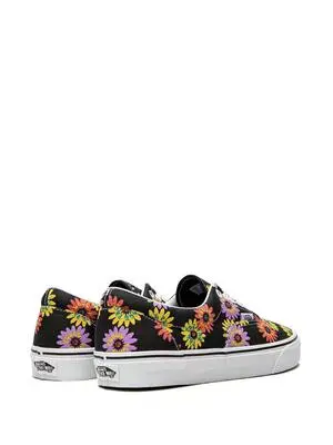 VANS Era Floral Print Low-top Sneakers - Black