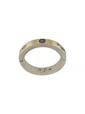 PARTS OF FOUR Diamond Detail Band Ring - Silver