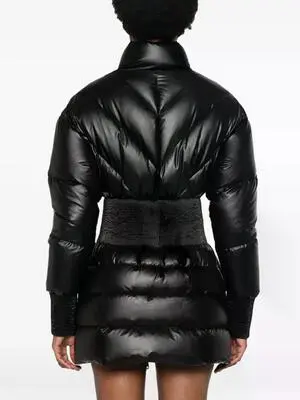 Versace Padded Jacket With Baroque Buckle