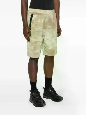 Stone Island Abstract Print Bermuda Shorts