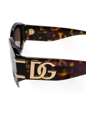Dolce & Gabbana Dg Logo-plaque Sunglasses
