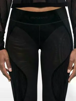 MISBHV Flocked Flared Trousers