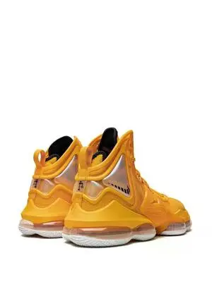 Nike Lebron 19 "hard Hat" High Top Sneakers - Orange