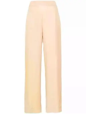 JIL SANDER High-waisted Straight-leg Trousers - Neutrals