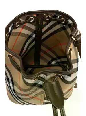 Burberry Check Bucket Bag