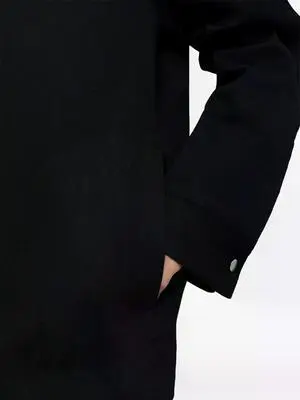 JIL SANDER Long-sleeve Hooded Jacket - Black