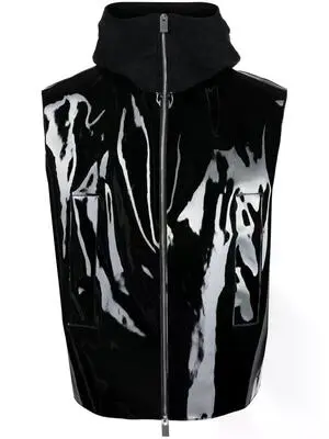 1017 Alyx 9sm High-shine Sleeveless Vest - Black