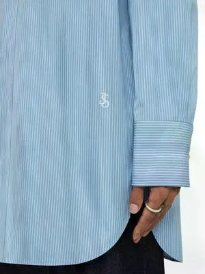 JIL SANDER Saturday Striped Cotton Shirt
