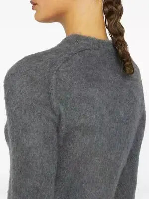 JIL SANDER Brushed-finish Virgin Wool-silk Blend Crew Neck Jumper