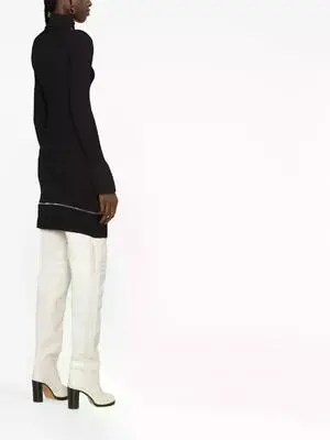 ANDREĀDAMO Knitted Midi Skirt - Black
