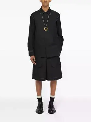 JIL SANDER Knee-length Bermuda Shorts - Black