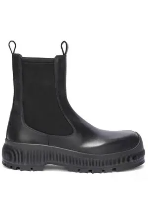 JIL SANDER Calf Leather Chelsea Boots