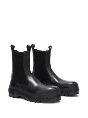 JIL SANDER Calf Leather Chelsea Boots