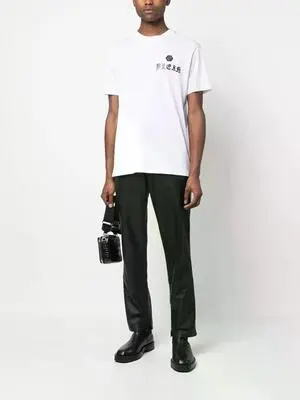 Philipp Plein Chest Logo-print Detail T-shirt - White