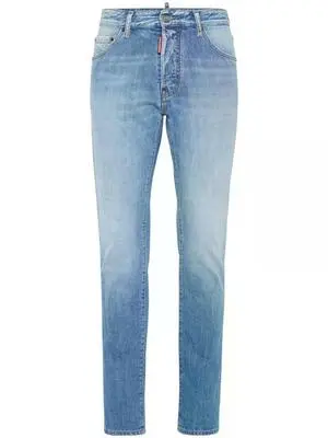 Dsquared2 Mid-rise Slim Jeans - Blue