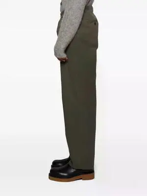 THE ELDER STATESMAN Straight-leg Trousers - Green