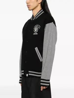 AAPE BY *A BATHING APE Logo Baseball Jacket