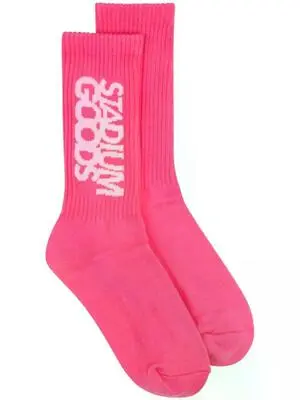 STADIUM GOODS Logo Crew Socks - Pink
