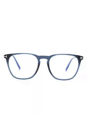 TOM FORD Wayfarer-frame Glasses - Blue