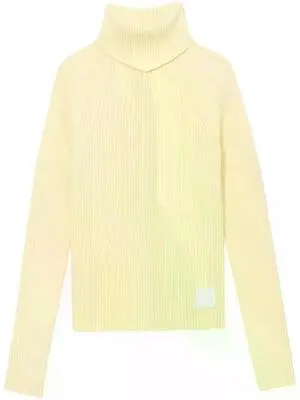 Marc Jacobs Ribbed Turtleneck Jumper - Yellow