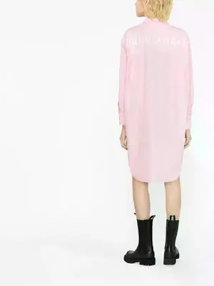 Palm Angels Long Sleeve Shirt Dress