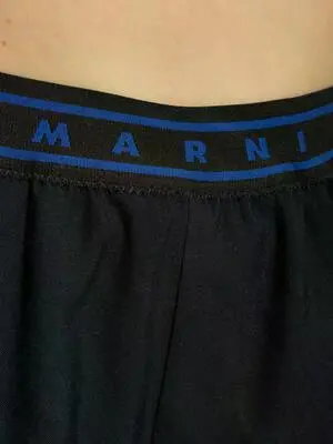 Marni Wide-leg Virgin Wool Trousers
