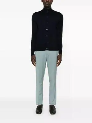 BALLANTYNE Roll-neck Wool Cardigan