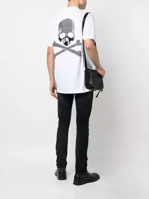 Philipp Plein Logo-patch Short-sleeve Polo Shirt - White