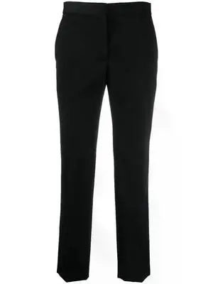 JIL SANDER Cropped Tailored Trousers - Black