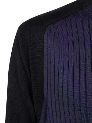 JIL SANDER Panelled Ribbed Crew Neck Jumper