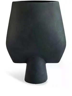 101 COPENHAGEN Hexa Square Sphere Vase - Black