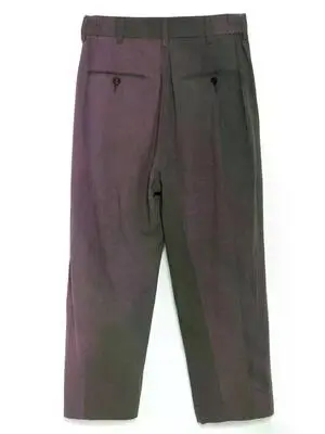 ZIGGY CHEN Collaged Wide Leg Trousers