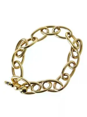 PAOLA SIGHINOLFI Agios Chunky Chain Necklace In 18kt Plated Enamel - Gold