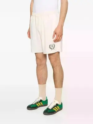 REPRESENT Embroidered-logo Shorts - Neutrals