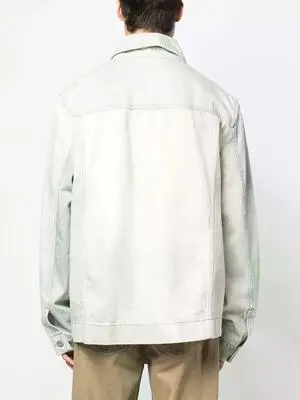 OBJECTS IV LIFE Logo-embroidered Denim Jacket