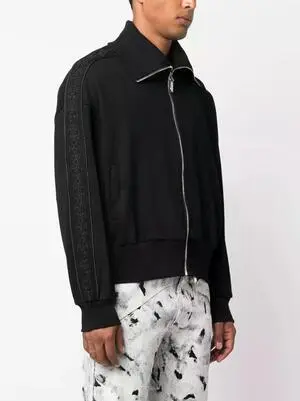 YOUTHS IN BALACLAVA Logo-embroidered Zip-up Sweatshirt