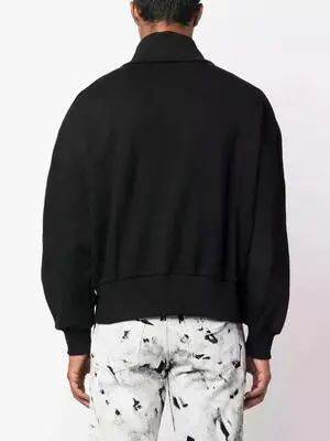YOUTHS IN BALACLAVA Logo-embroidered Zip-up Sweatshirt