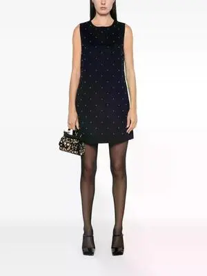 P.a.r.o.s.h Embellished Crewneck Sleeveless Dress