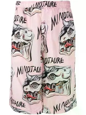 ENDLESS JOY Minotaure Bermuda Shorts - Pink
