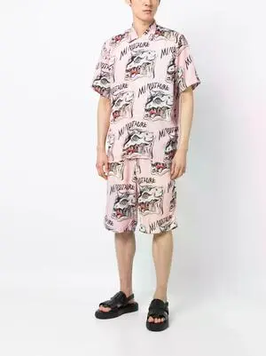 ENDLESS JOY Minotaure Bermuda Shorts - Pink